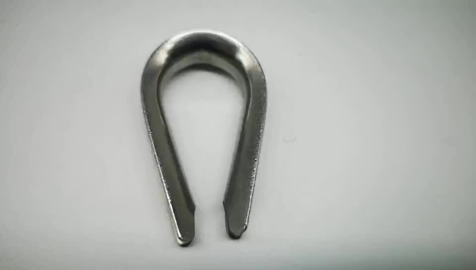 Customized Carbon Steel Hdg Clevis Electrical Round Wire Rope Thimble ...