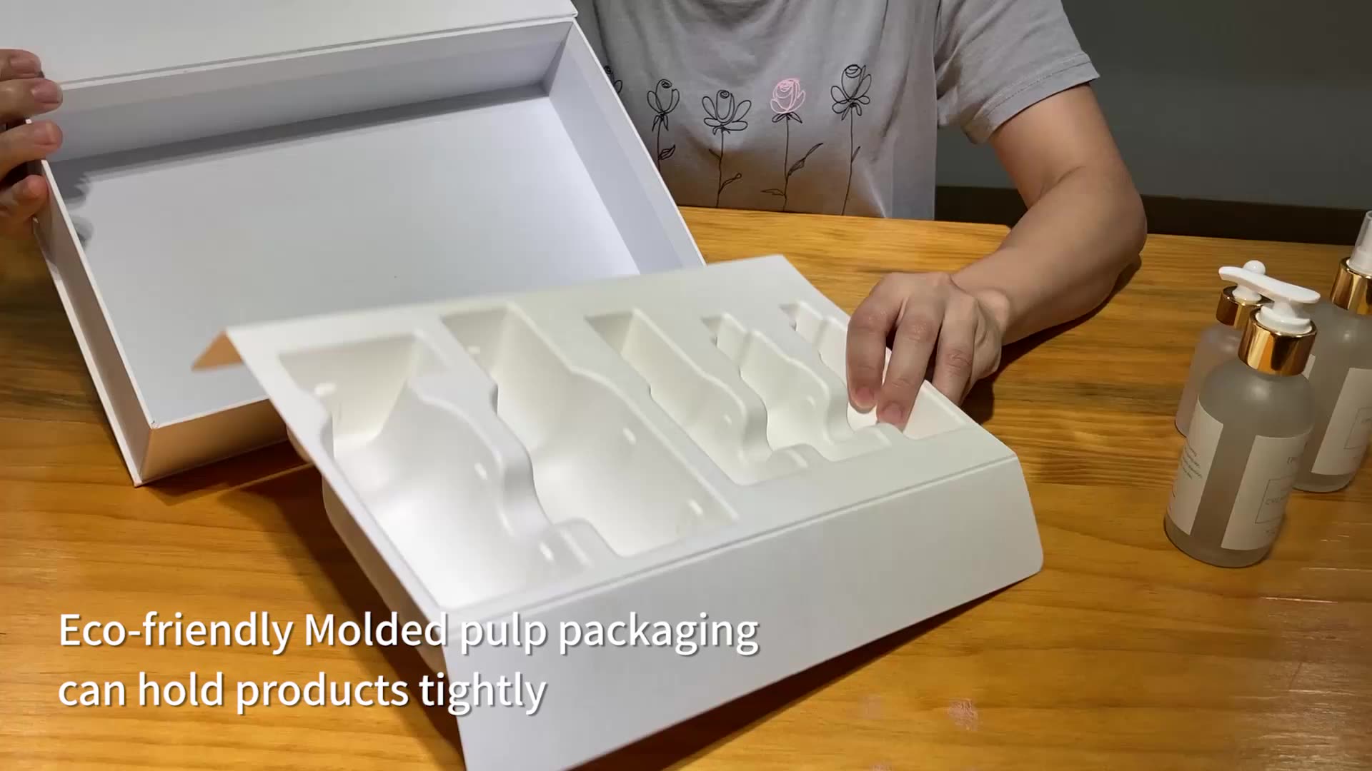 Compostable Eco Friendly Biodegradable Box Neck Massage Paper Fiber ...