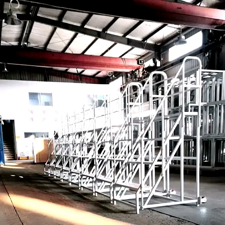 Supermarket Warehouse Tally Pick Up Ladder Storage Skid Proof Movable ...