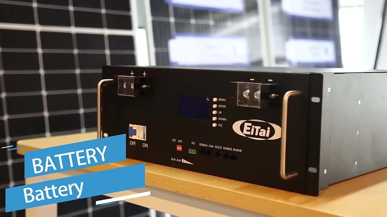 Eitai Grade A Rack Lithium 48v 51.2v 100ah 200ah Home Energy Storage ...