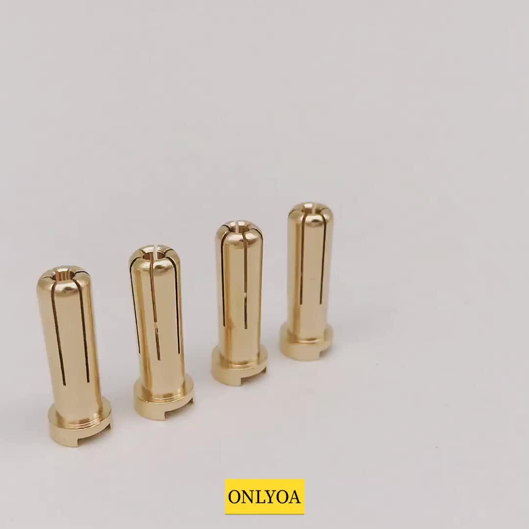 Low Profie 5mm Gold Bullet Plug Connectors For Esc Motor Lipo Battery ...
