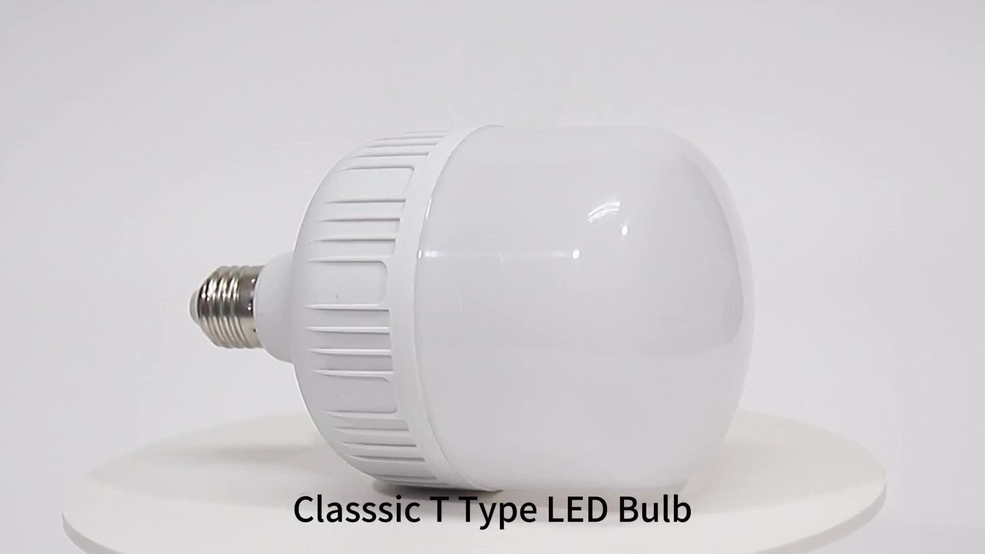 Super Cold White Warm White T Shape Bulb 5w 9w 13w 18w 28w 38w 48w 60w B22 E27 Pp+ Aluminum Led ...