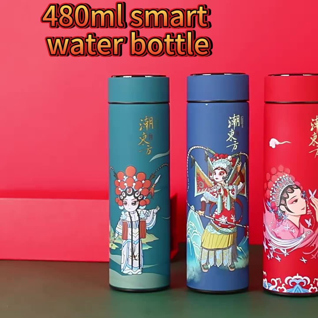 Factory Custom Temperature Display Thermal Vacuum Flasks Thermos Cup ...