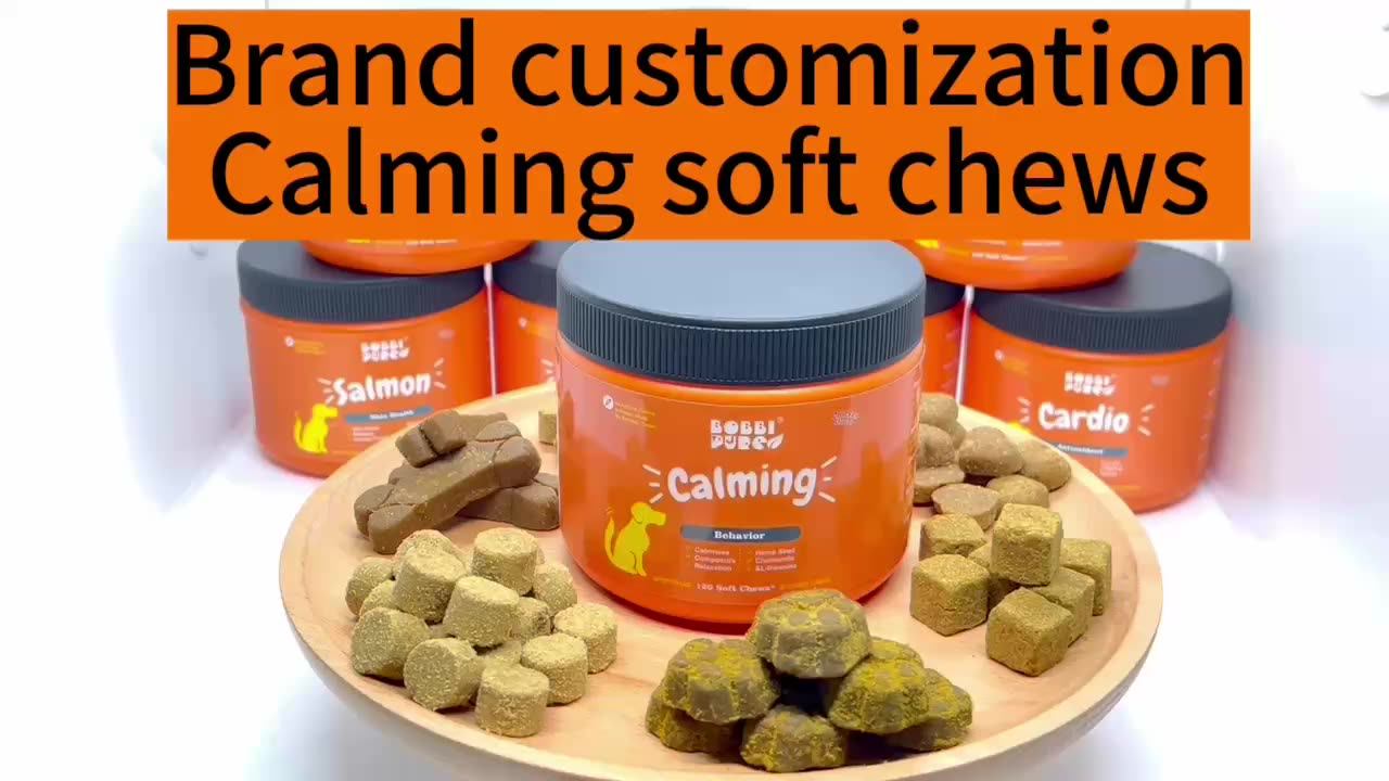Bobbi Custom Formula Hp Calming Treats For Dogs 120 Counts Dog ...