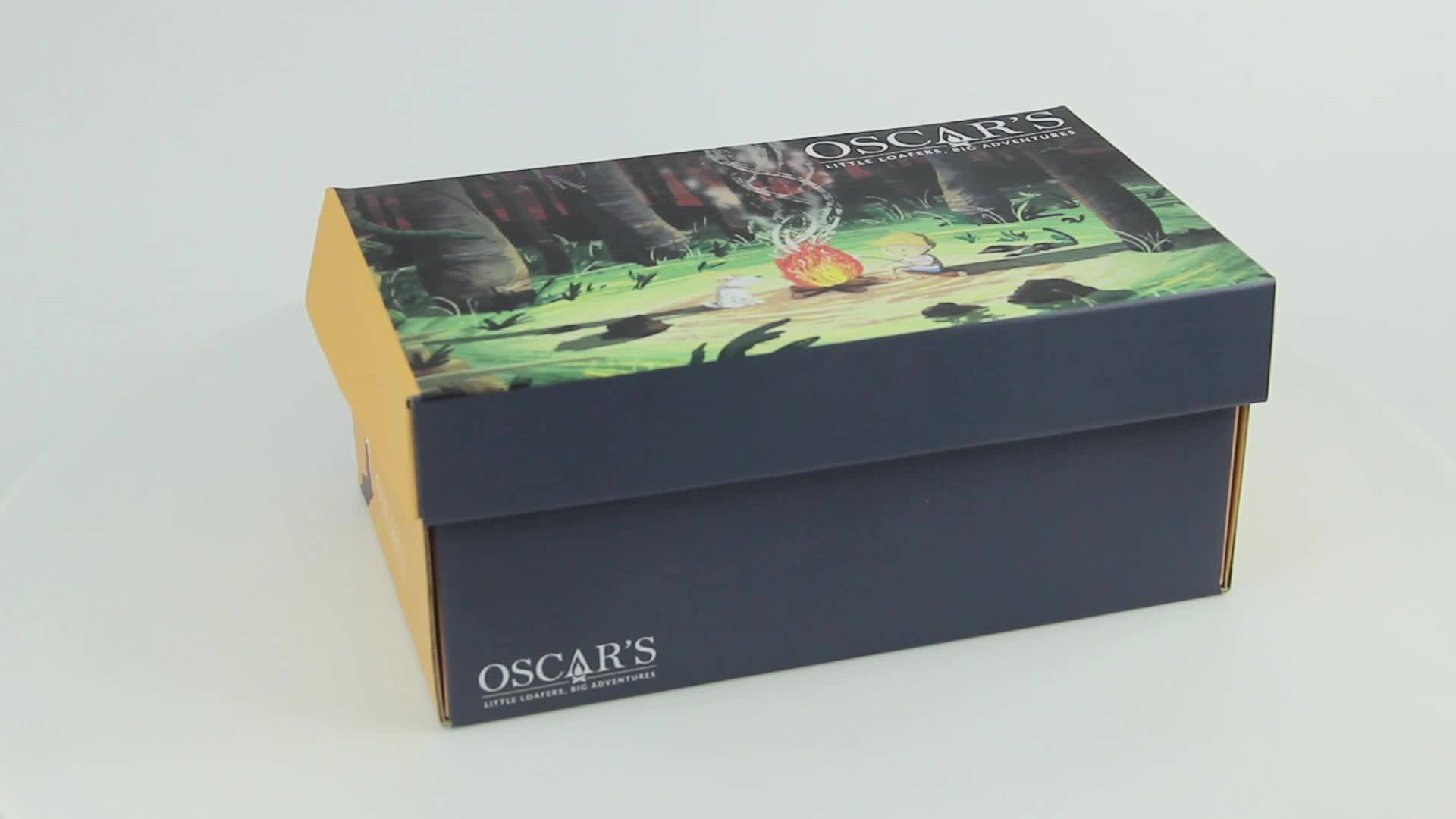 Design Kraft Corrugated Cardboard Sports Shoe Slipper Packaging Box ...