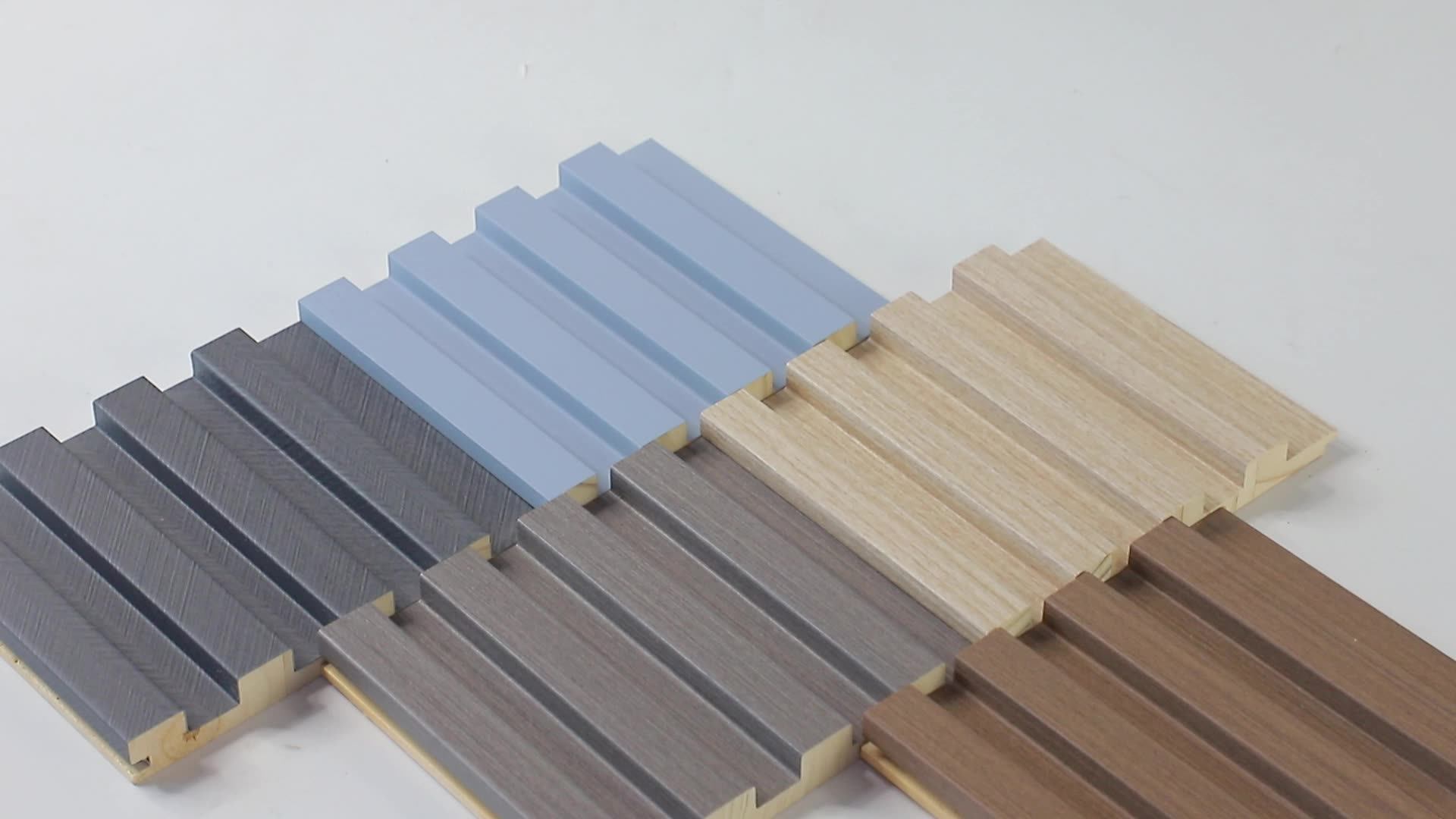 Tiange Wood Veneer Covered Mdf Wall Slat Wood Cladding Wooden Slat ...