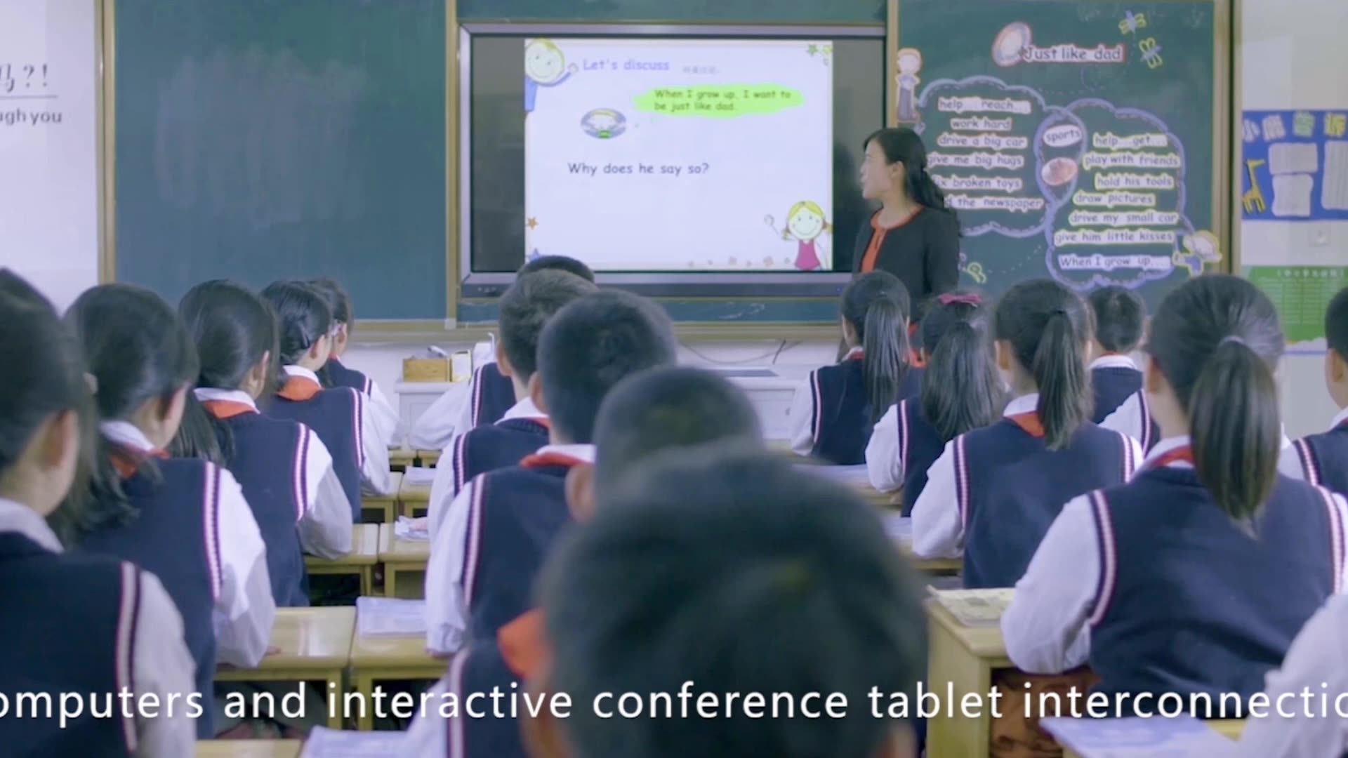 Lonton 65'' University Educational Smart Class Whiteboard Interactive ...