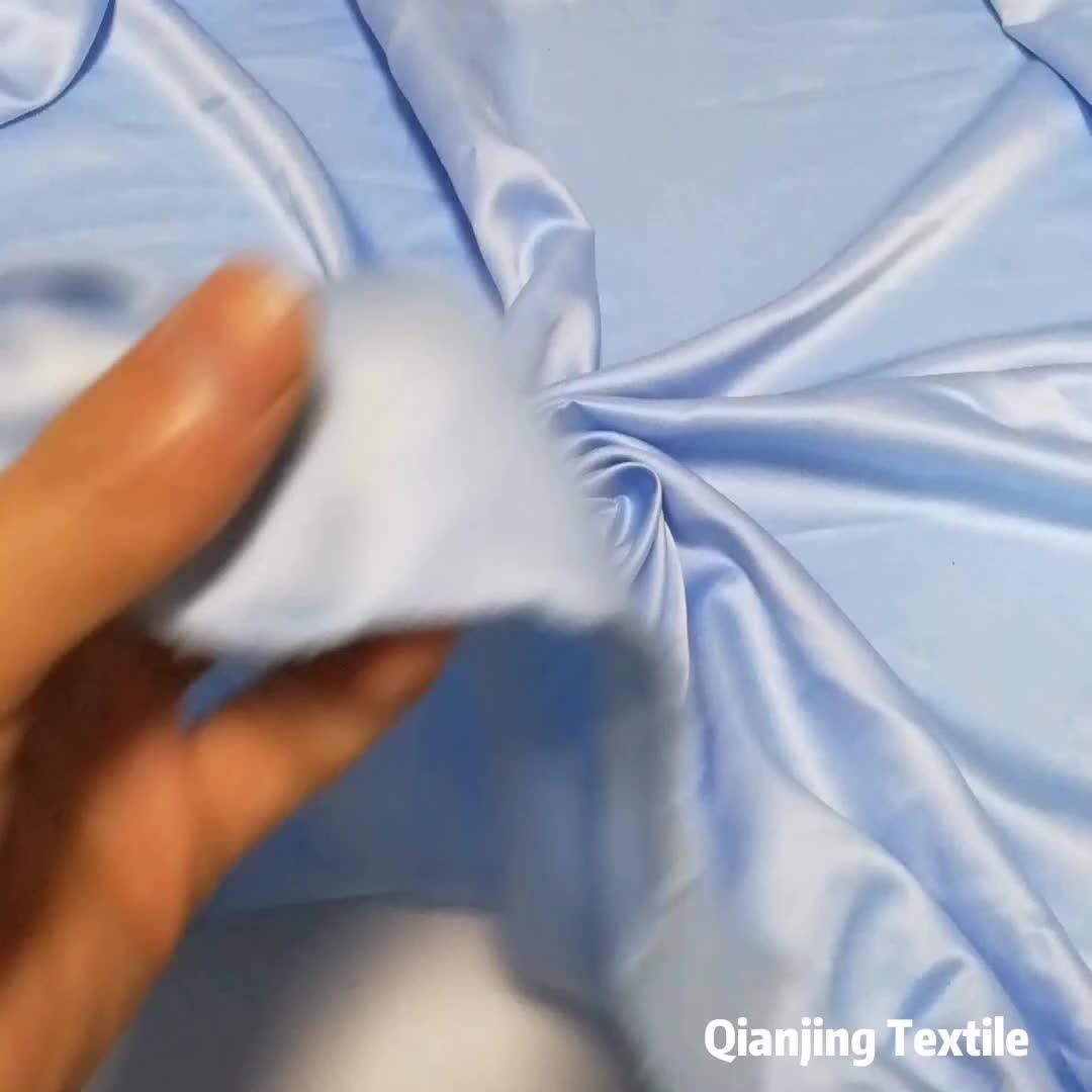 Manufacturing 100% Polyester Cotton Feel Soft Dull Face Satin Fabric ...