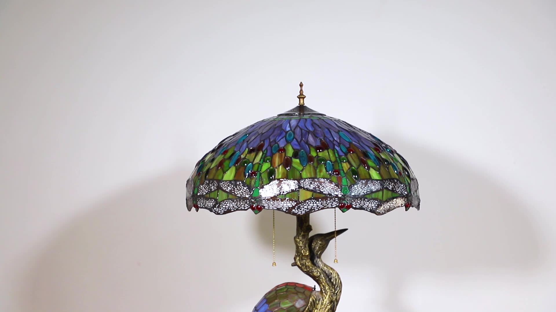 50cm American Garden Red Leaf Grape Creative Glass Decorative Table ...