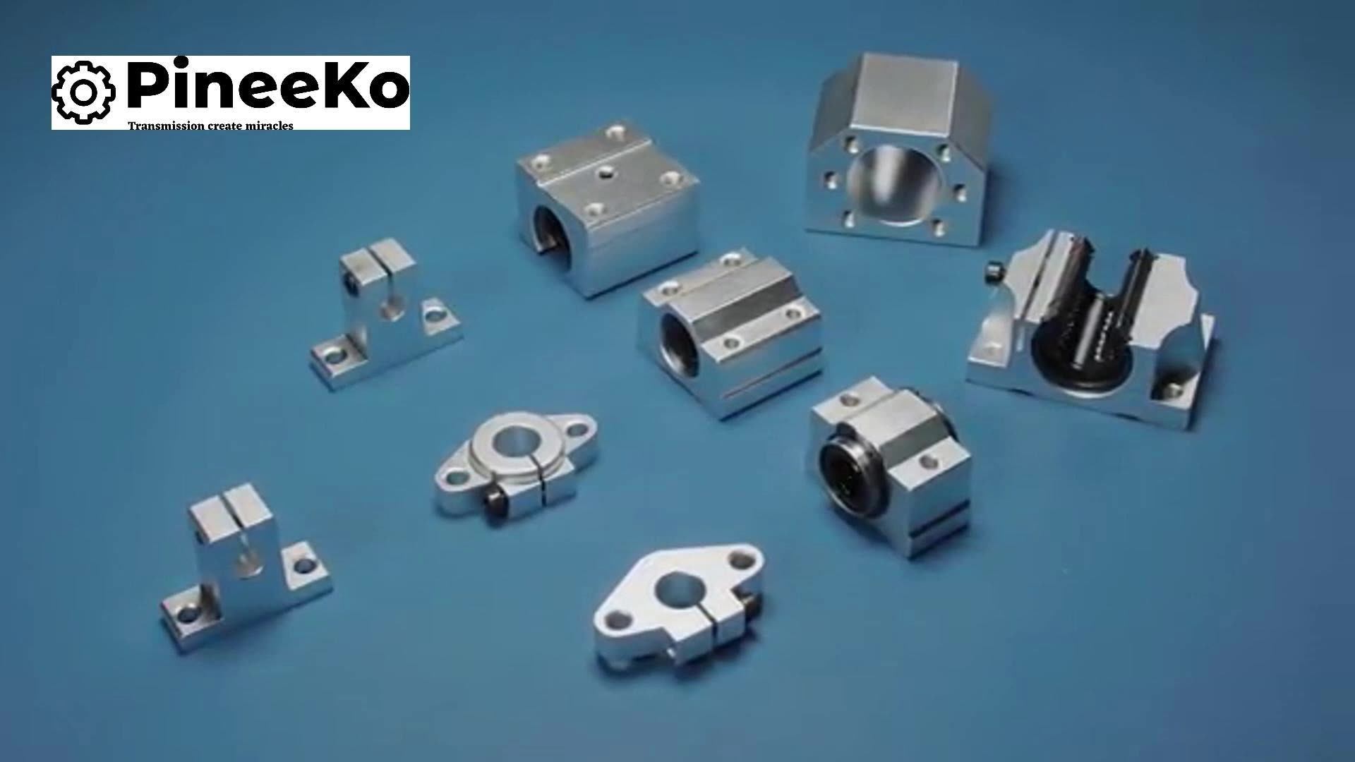 Aluminum Linear Guide Block Linear Shaft Support Slide Bearing Unit ...