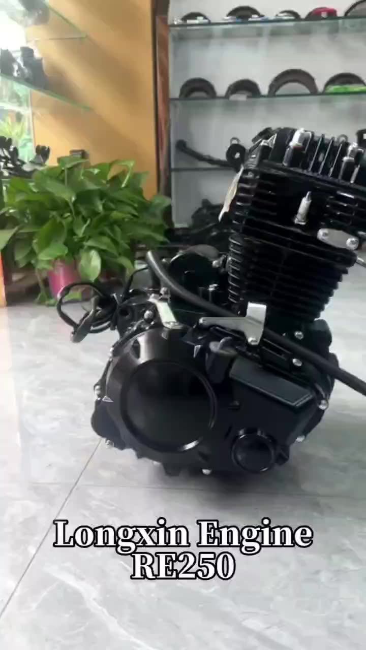 Motorcycle Engine Assembly Four-stroke Air-cooled With Balance Shaft 6 ...