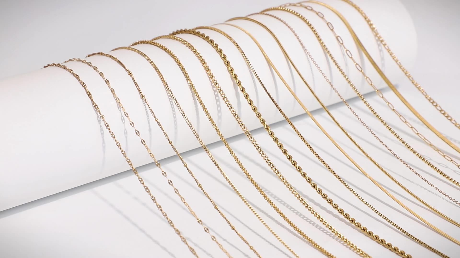 Waterproof Pvd 18k Gold Plated Stainless Steel Cross Snake Bone Twist ...