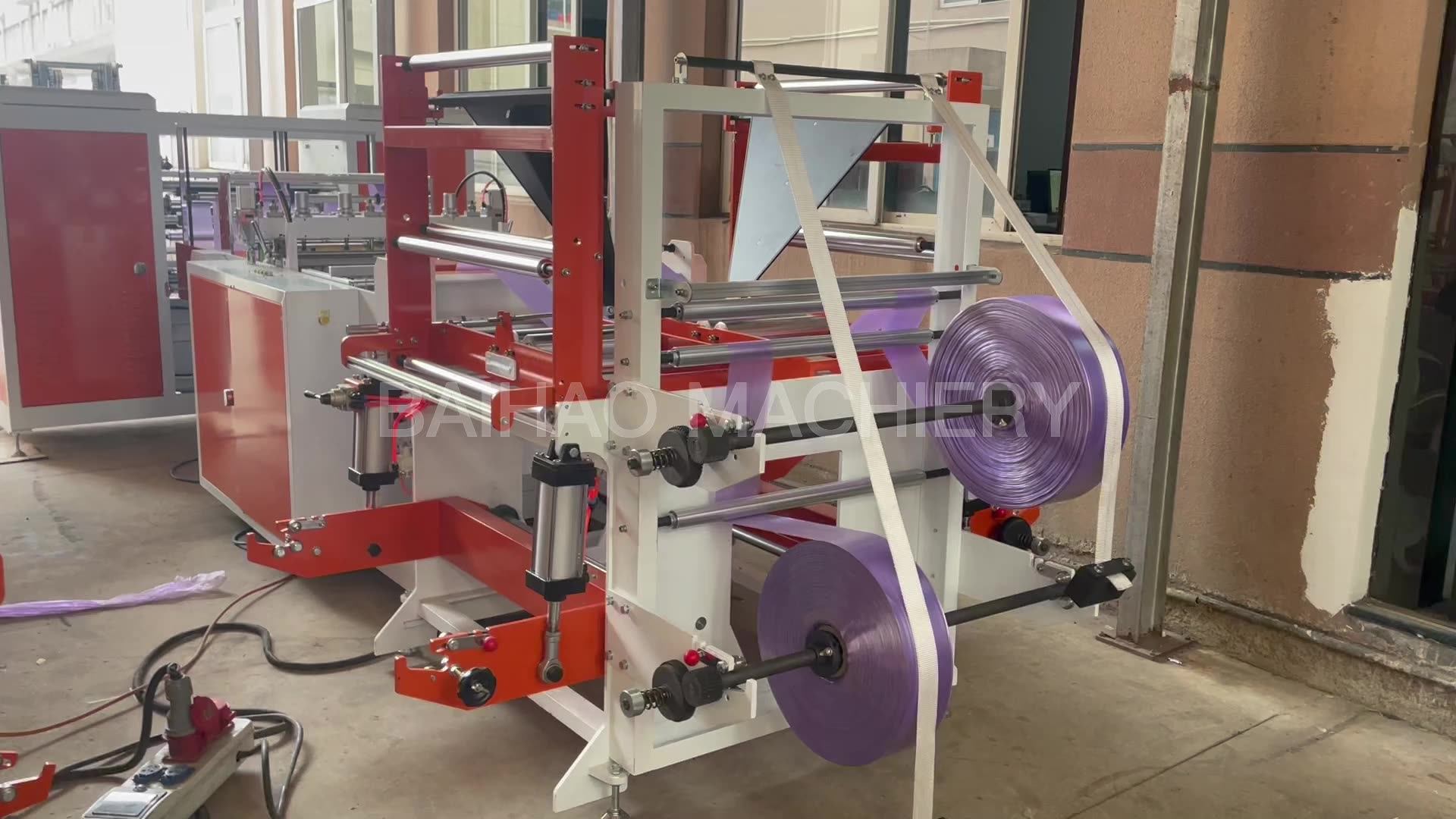 Automatic Plastic Nylon Biodegradable Garbage Bag Making Machine - Buy ...