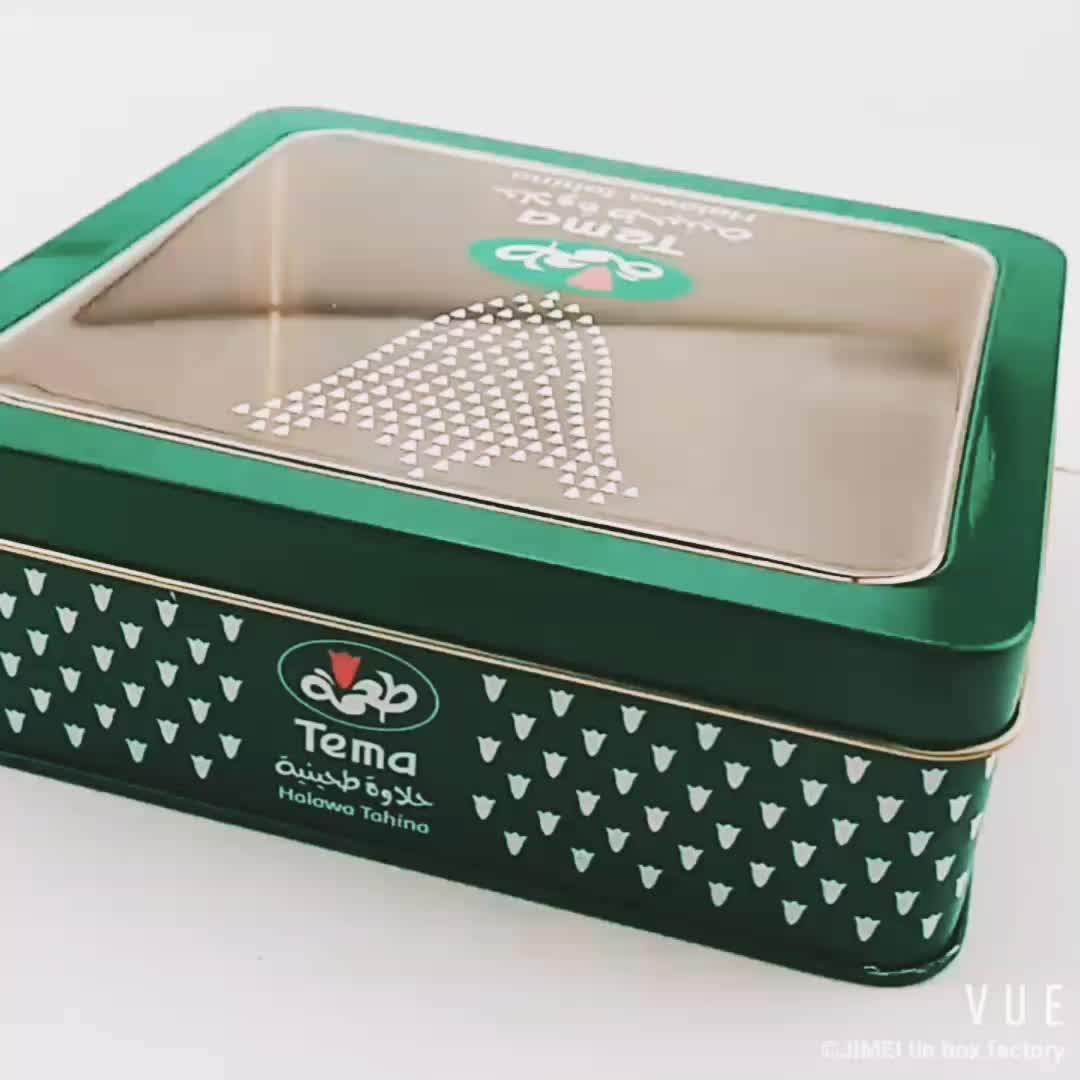 Dates Saudi Arabia Packaging Tin Box With Clear Window - Buy Dates ...