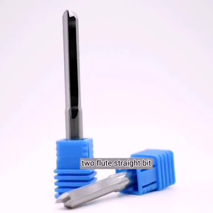 Cnc Two Flute Groove Endmill 2f Straight Router Bit For Woodworking Mdf ...