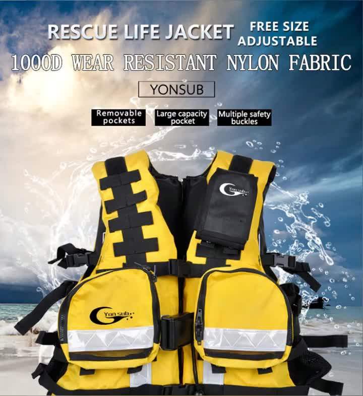 Multifunctional Military Life Vest Inflatable Marine Rescue Life Jacket ...
