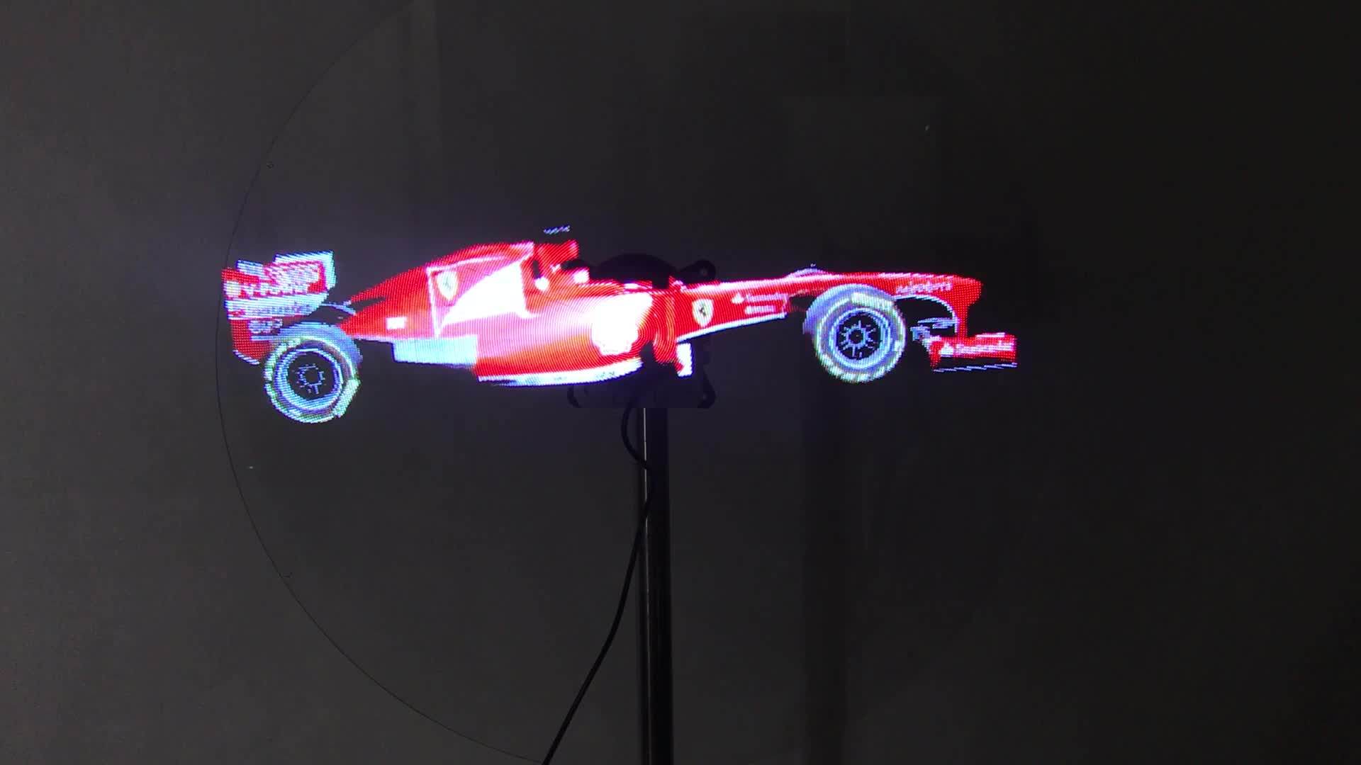 High Resolution Advertising Holographic 3d Led Fan Display,42cm With ...