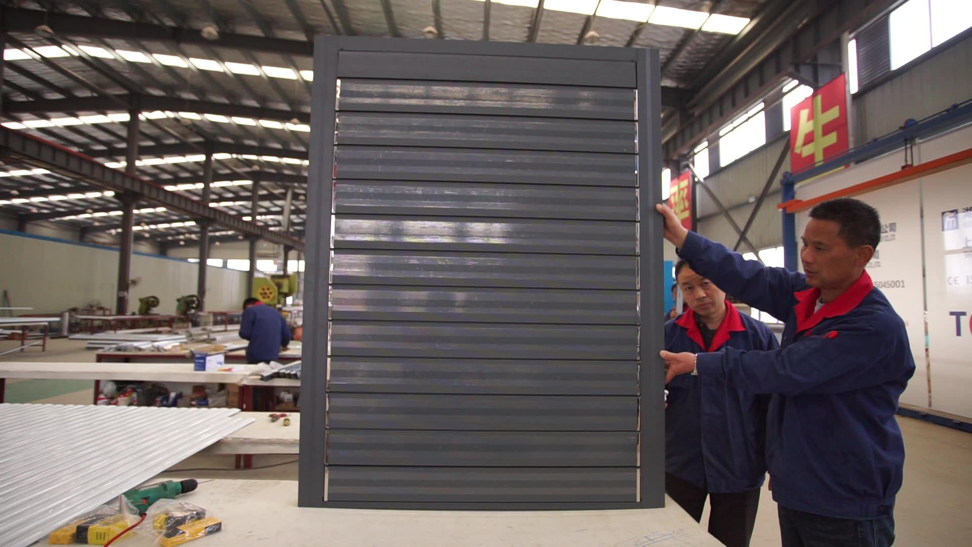 As2047 Australia Aluminum Louver Roof Motorized Blades Aluminum Louver ...