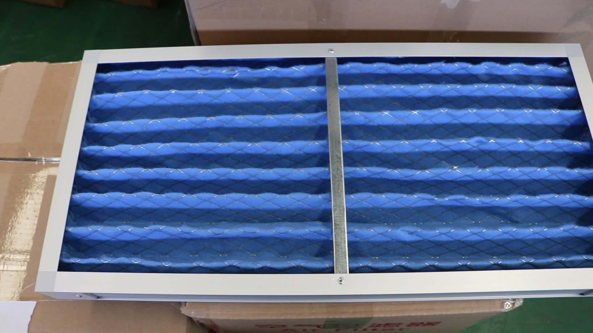 G3 G4 Panel Pleated Aluminium Alloy Frame Pre-filter Air Filter - Buy ...