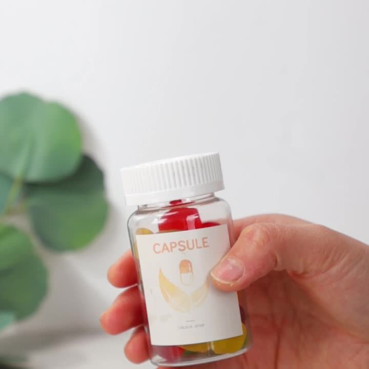 Custom Empty Supplement Vitamin Bottle 100cc120cc250cc White Blue Black ...