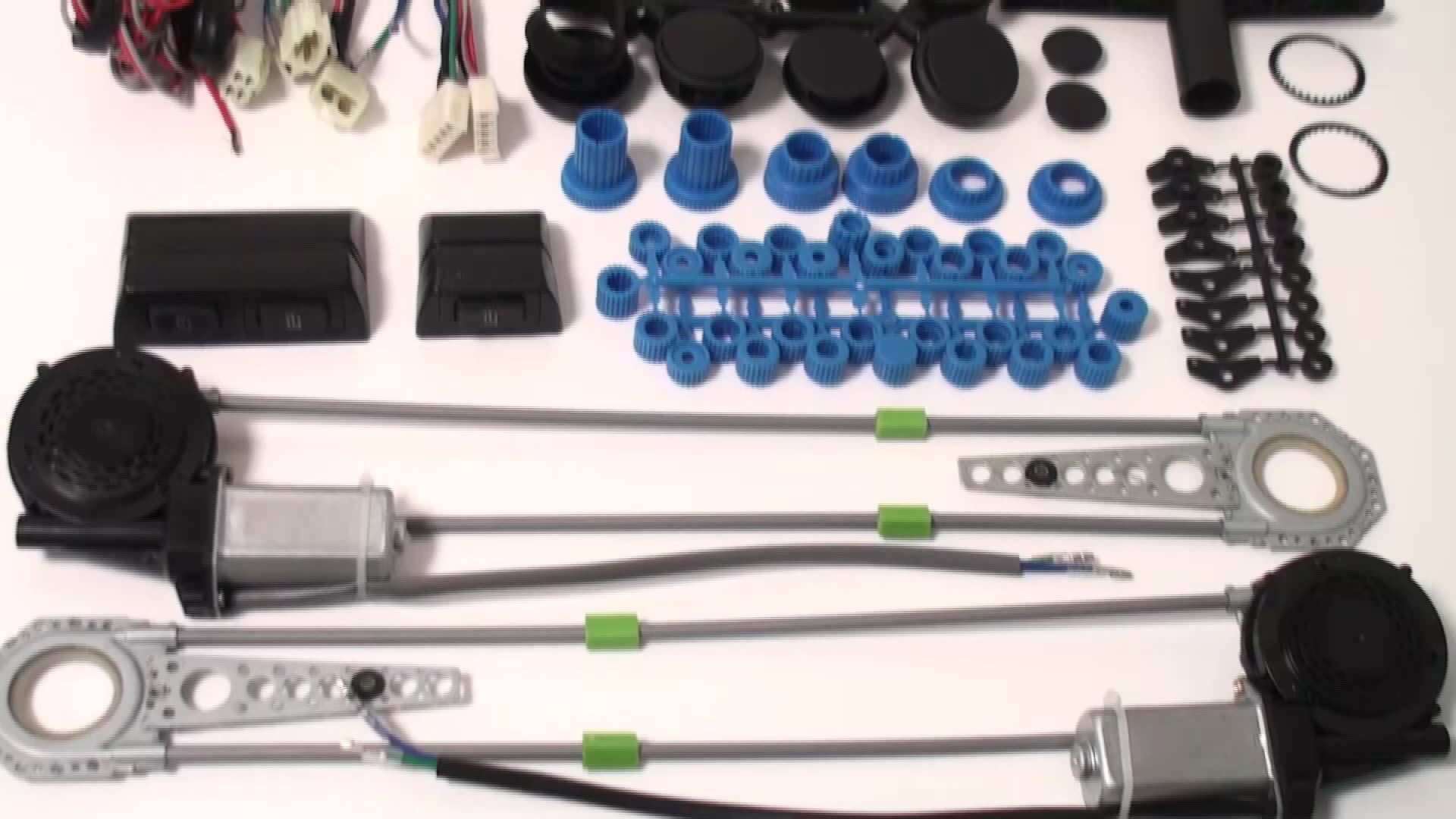 Universal Car 2 Door Power Window Kit Auto Electronics Power Motor ...