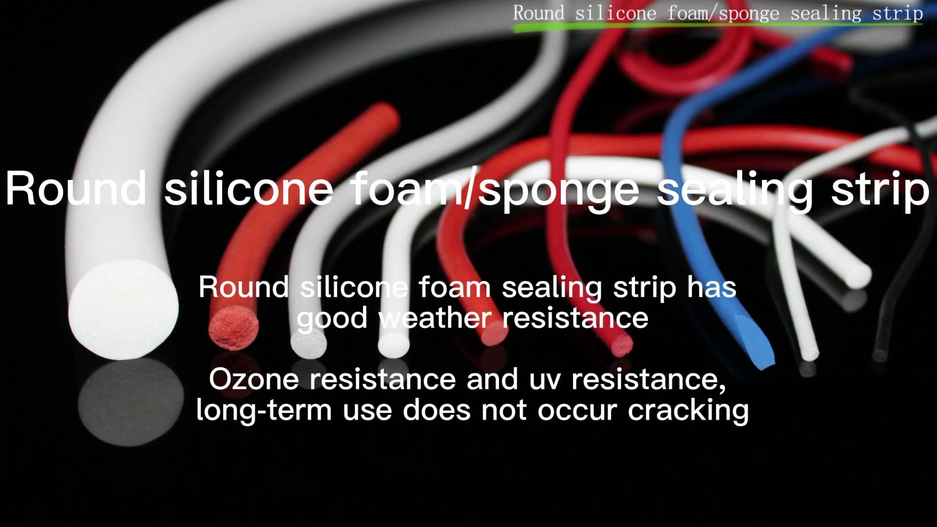 2mm 25-30c O-type Sponge Strip Cutting Silicon Sponge Cord Tensile ...