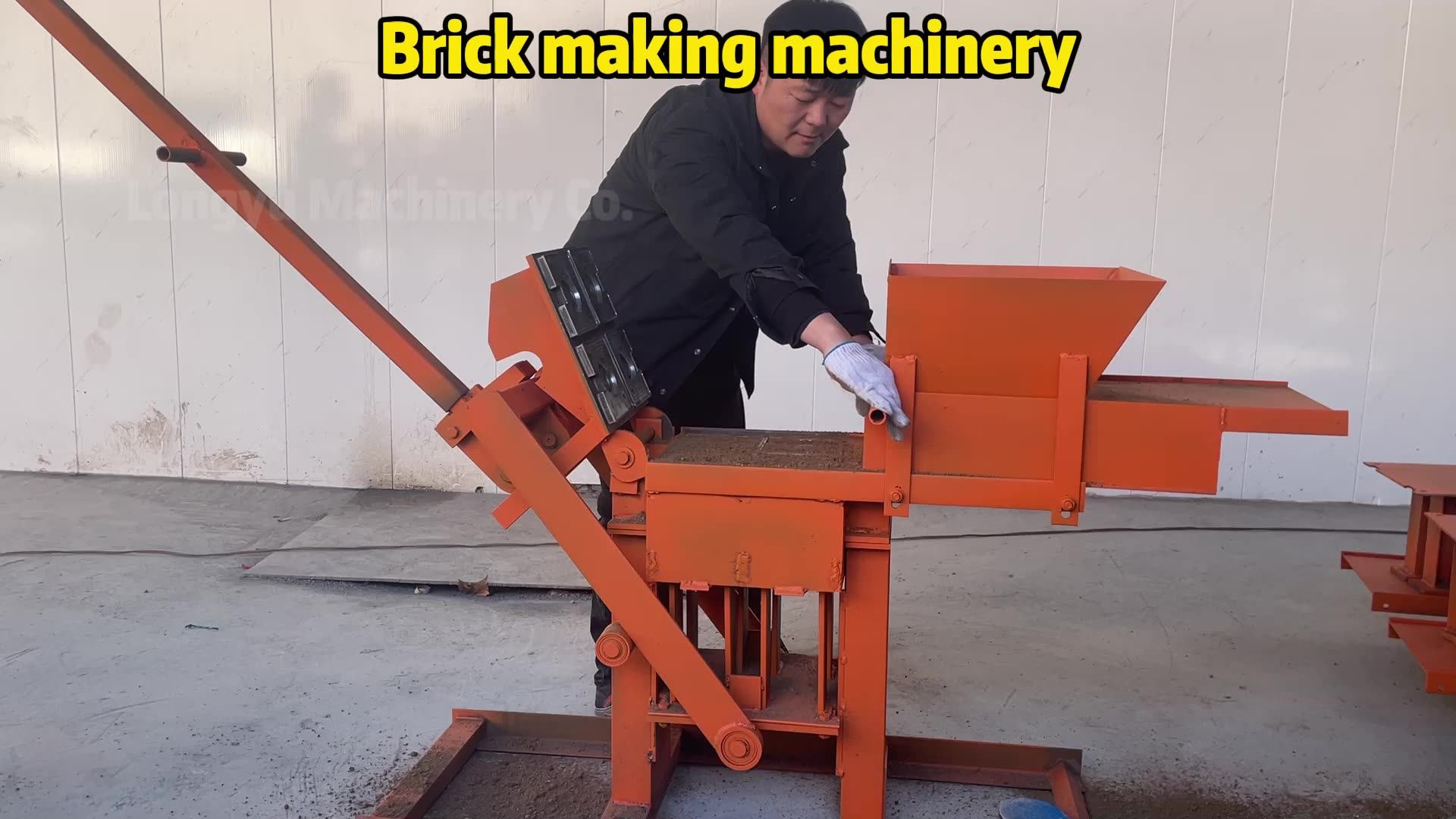 Manual Interlocking Earth Clay Brick Making Machine Red Brick Making ...