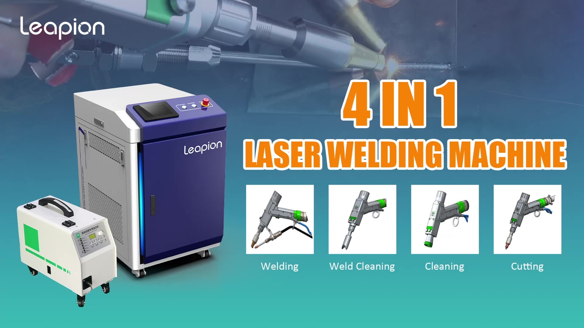 Leapion 4 In 1 Laser Welding Machine For Metal - Buy Laser Welding Machine,4 In 1 Laser Welding ...