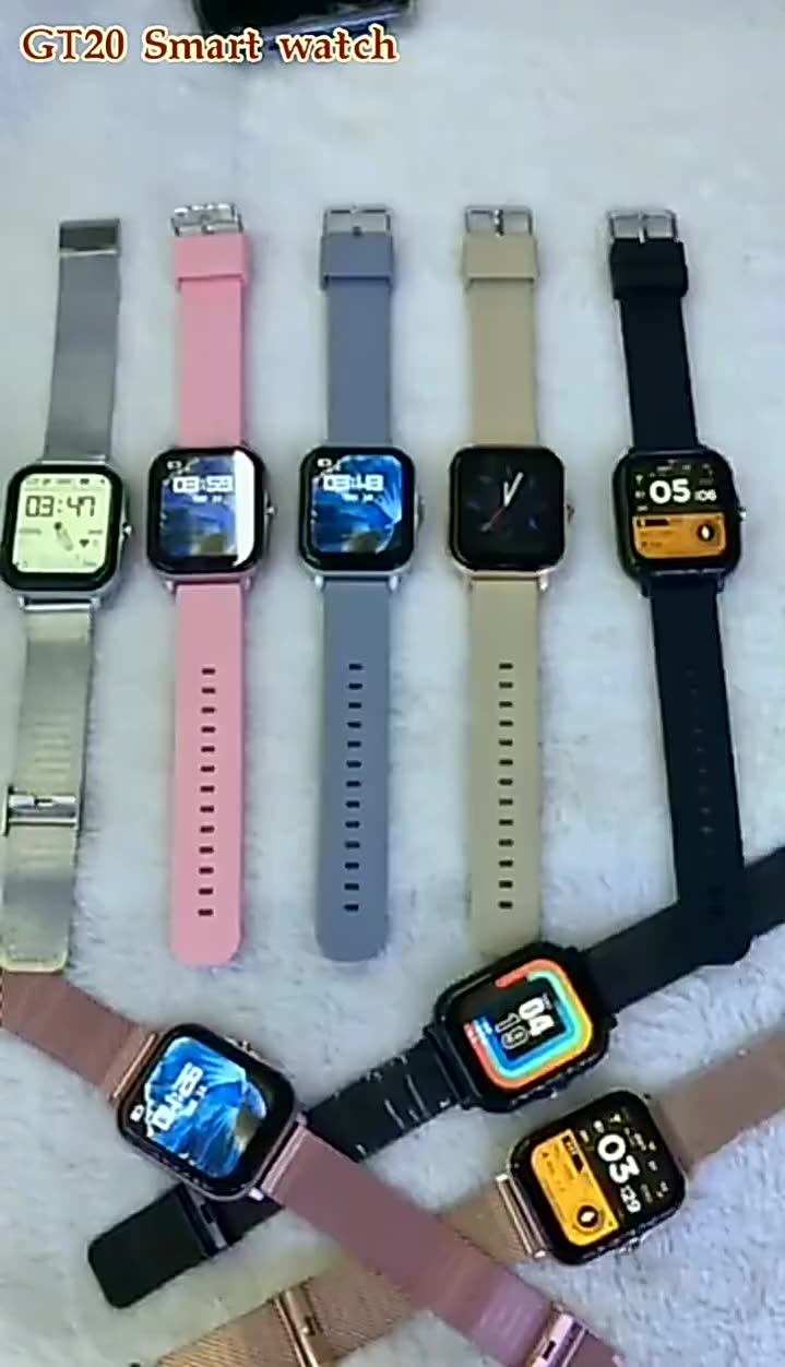 Y13 Gt20 Smart Watch Fitness Waterproof Bt Meter Step Touch Screen ...