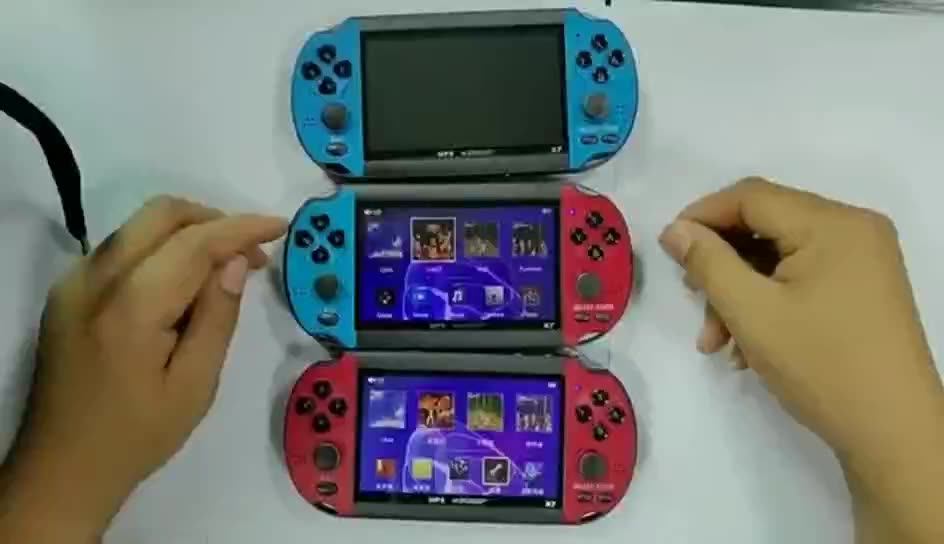 Portable X7 Game Console Retro 4.3 Inch 1000 In 1 Gaming Hd Screen ...