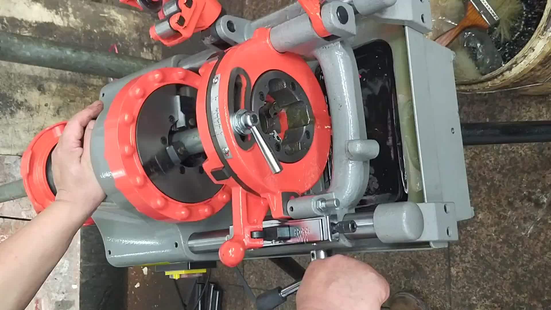 750w 2 Inch Electric Pipe Threader Machine - Buy Pipe Threading Machine ...