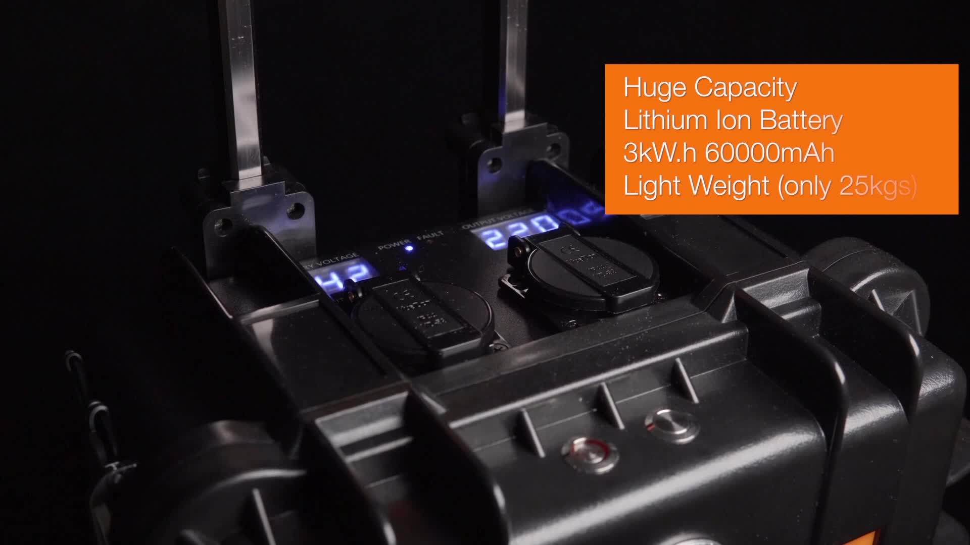 3600 Watt Home Back Up System 3kw.h Mobile Phone Power Bank Suitable ...