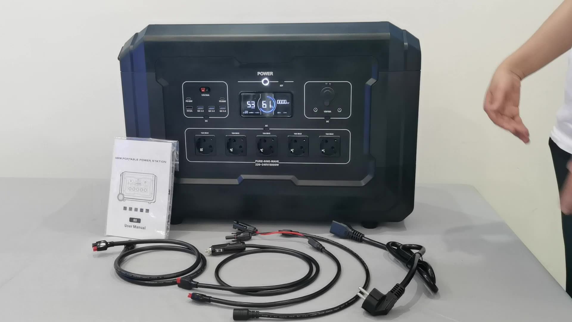 Mega Home Energy Storage 4000w Power Station 4000 Watts Portable Power ...