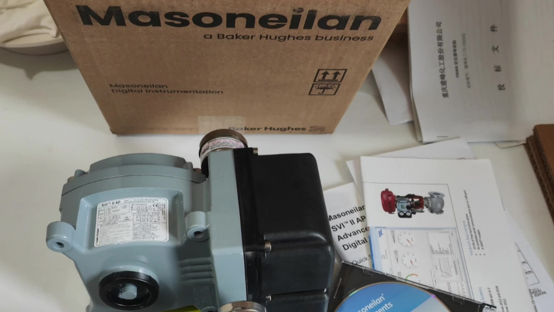 Original Masoneilan Control Valve Smart Digital Svi Ii Ap Series With 4 ...