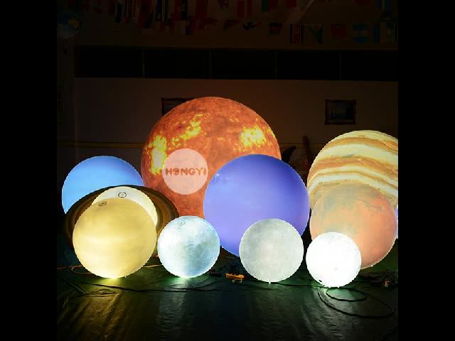 Spectacular 3m Giant Holiday Playground Attractions Inflatable Planet ...