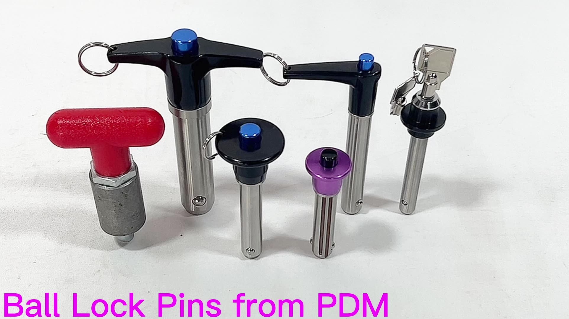 Stainless Steel T Handle Pop Pull Pin Carbon Steel Spring Loaded Quick ...