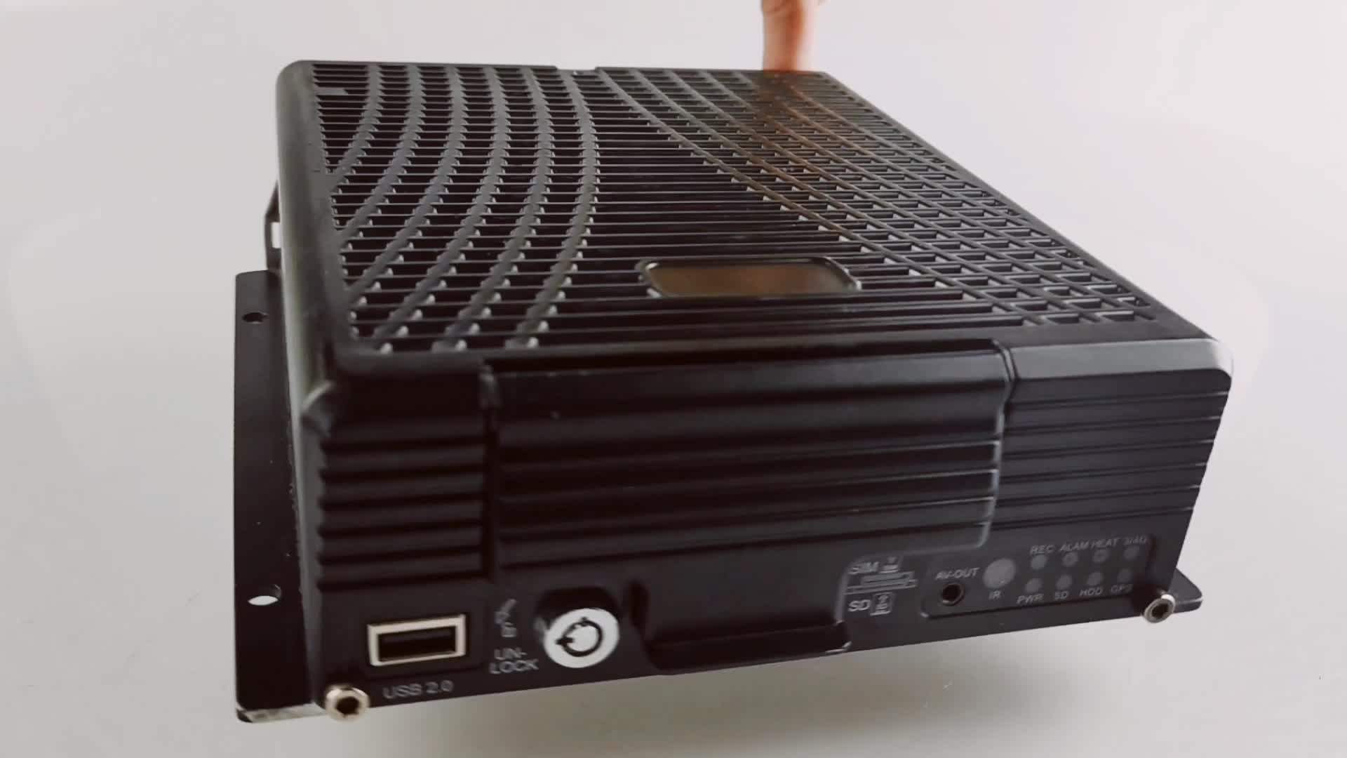 4 Channels 3g 4g Gps Wifi Vehicle 1080p Mdvr For Car Fleet Management ...