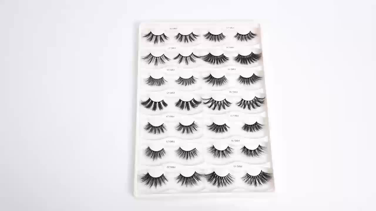 Wholesale Custom Packaging Boxes Individual Natural Synthetic Curl 3d ...