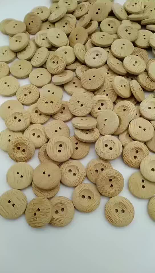 15mm 24l Natural Bamboo Button In Natural Color,Shirt Bamboo Button ...