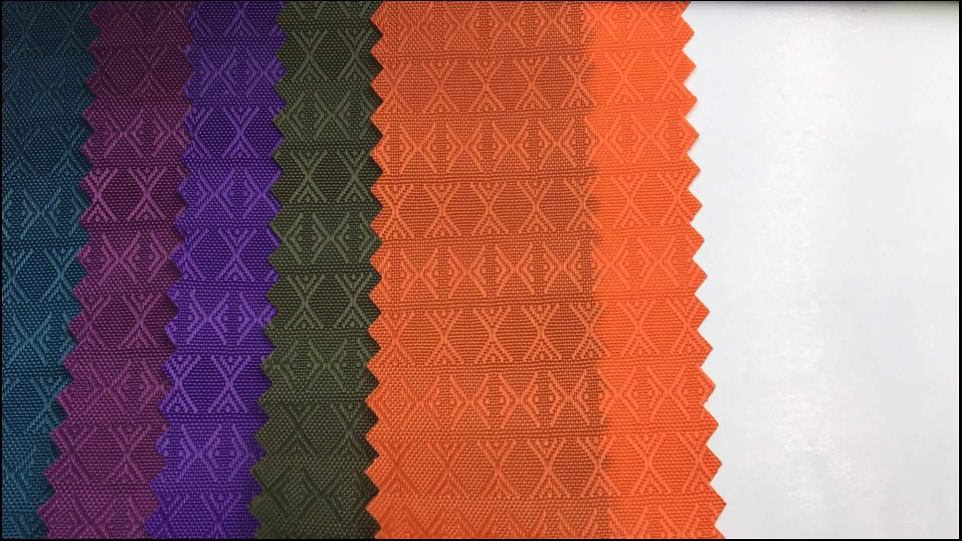 Water Repellent Eco-friendly 200d Dobby Ripstop Nylon Fabric With Pu ...