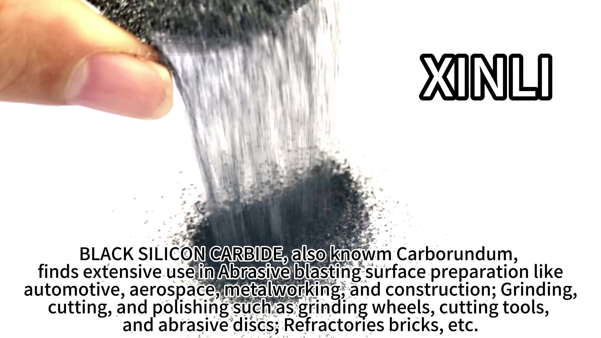 Abrasive Material Carborundum Grits Black Silicon Carbide Powder Black ...