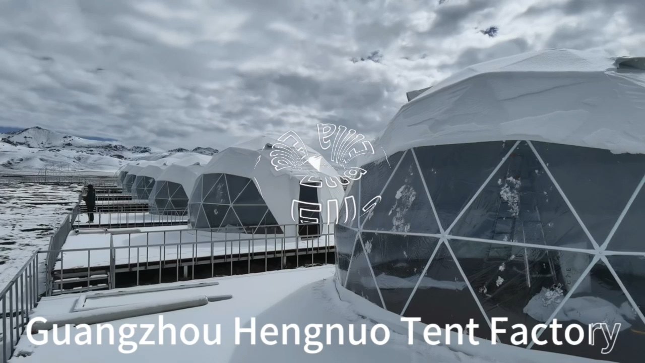Special Outdoor 6m Galvanized Steel Yurt Geodesic Dome Tent With Round ...