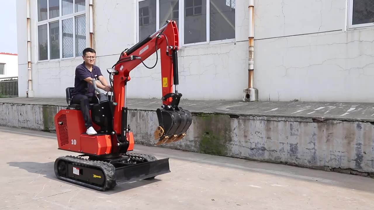 Cheap Mini Excavators Garden Household Home Farm New 0.8ton Crawler ...
