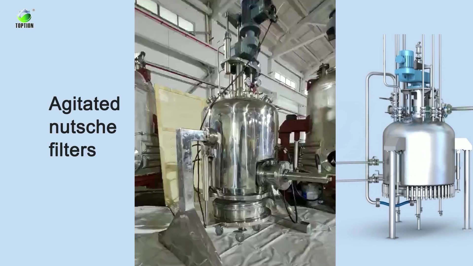 Agitator Filters Agitated Nutsche Filter Dryer Pilot System For Dietary Supplements/fragrances ...