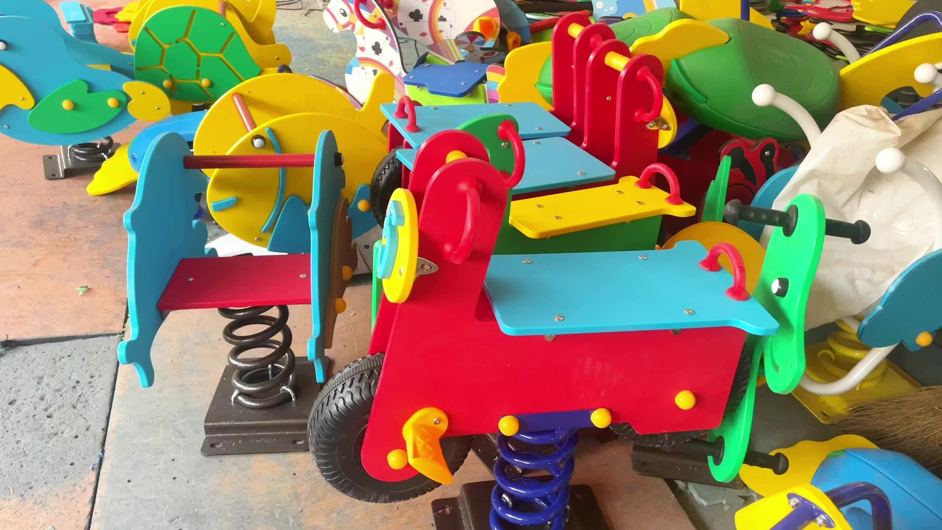 Toys With Used Riders 3 In 1 Toy Plastic Swing For Kids Kid Playground ...