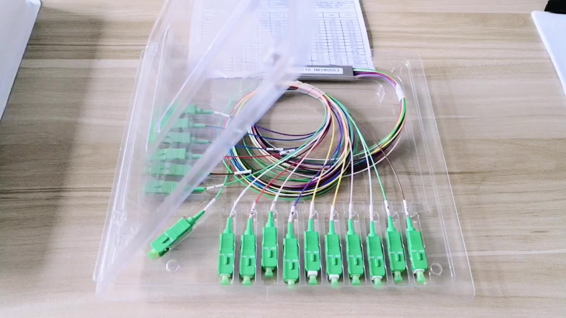 Hot Sales Plc Splitter 2x2,2x 4,2x8 2x16 Plc Steel-tube Gpon Fiber ...