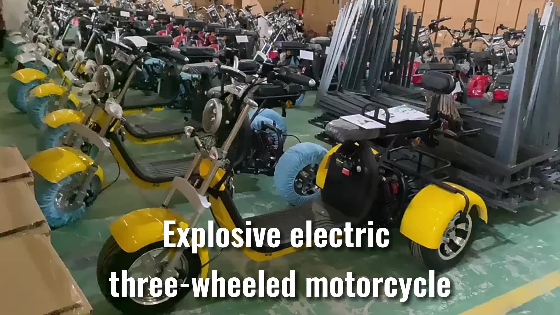 Moon Explosive Electric Three-wheeled Motorcycle Hot Sell Disc Brake ...