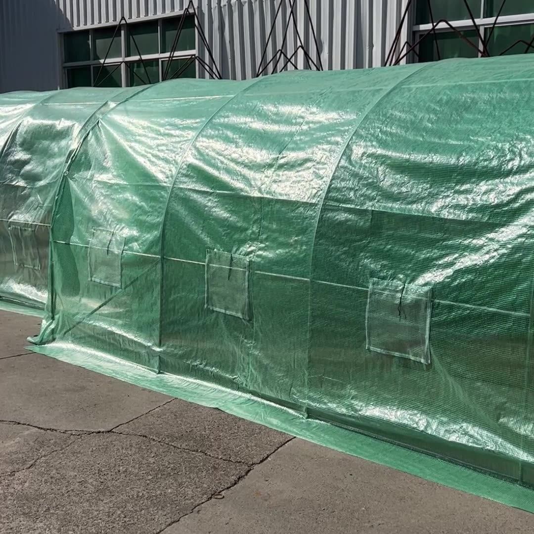 Easy-to-assemble Winter Season Backyard Green Pe Mesh Cloth Cover With ...