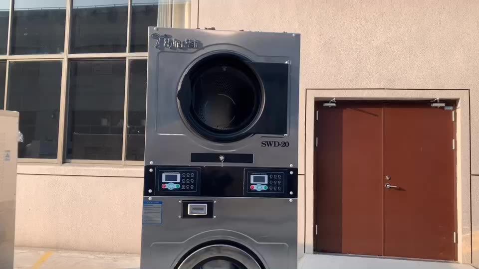Professional 10kg To 25kg Coin Or Card Operated Commercial Laundry ...