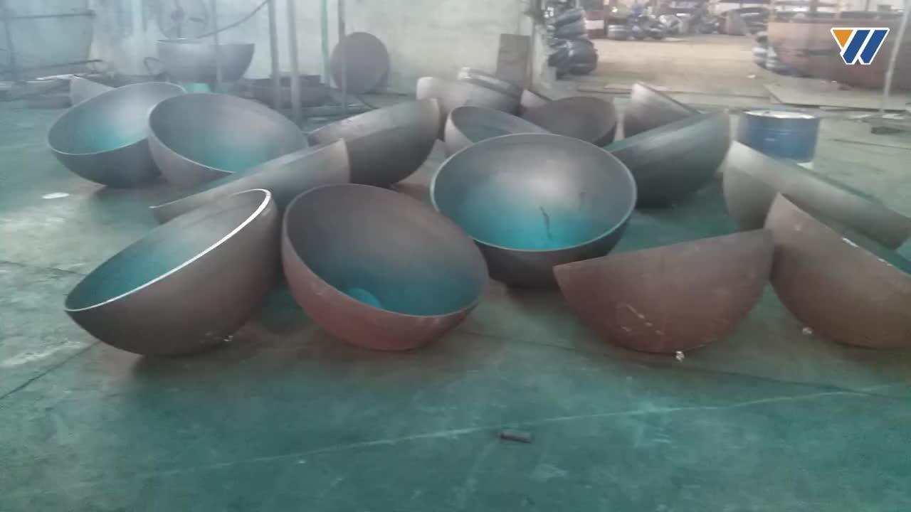 Metal Large Half Sphere Bowl Hemispheres Carbon Mild Steel 6mm ...
